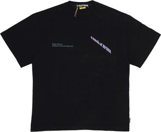 Iuter Schwarzes Nymph Tee Kurzarm T-shirt - - Tops - Herren - Schwarzk - XL
