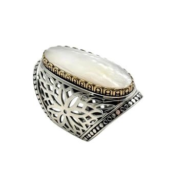 Jalan Jalan Bague J974 - Femme - Accessoires - Blanc - Taille: 58 MM