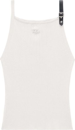 Courrèges Top mit Schnalle - Rosa