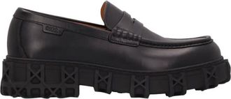 Dior Homme, Chaussures, Noir, Taille: 43 1/2 EU Mocassin en cuir Slickrock