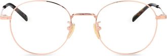 Gucci lunettes de vue à monture ronde - Rose