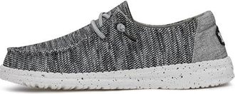 HeyDude Wendy Sox - Baskets pour Femme - Chaussons avec Semelles Confortables - Style Mocassin, Dark Grey, 36