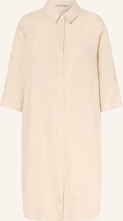 (The Mercer) N.Y. (The Mercer) N.Y. Hemdblusenkleid Aus Leinen Mit 3/4-Arm beige