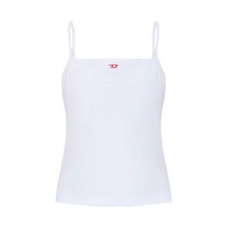 Diesel Femme, Tops, Blanc, Taille: 44 FR T-Hop-D D&eacute;bardeur