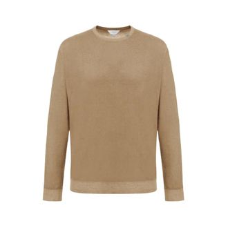 Malo Rundhals-Strickpullover - - Knitwear - Herren - Beige - L