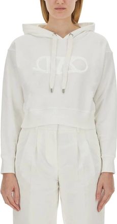 Michael Kors Damen, Sweatshirts & Hoodies, Wei&szlig;, LGr&ouml;&szlig;e