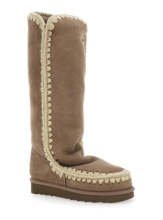 Mou Womens Boots Eskimo Brown Leather Sheep