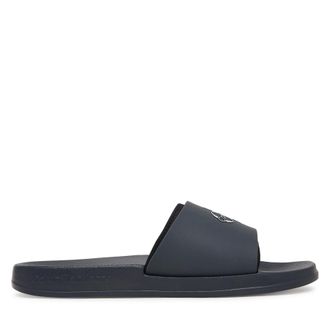 Calvin Klein Pantoletten Calvin Klein Ess Slide Rubber Neoprene HM0HM02229 Dunkelblau