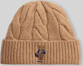 Polo Ralph Lauren Strickm&uuml;tze aus Woll-Mix Modell F26 BR BEANI