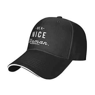Generic Casquettes Soyez Une Personne Gentille Casquette Athlétique Solaire Cap Protégeant Soleil pour Été Femme Course À Pied