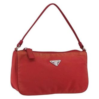 Prada Pre-owned Nylon Mini Bag - - Pre-owned - Damen - Rot - ONE SIZE