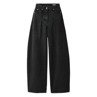 Jacquemus Femme, Jeans, Noir, Taille: W26 Le De-N&icirc;mes Ovalo Jeans