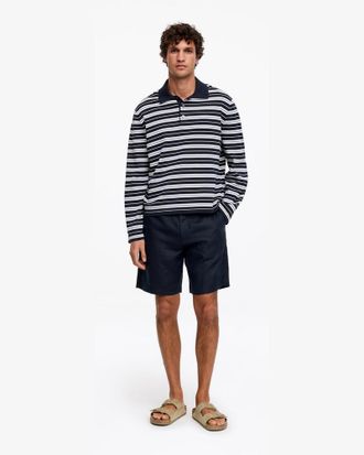 Arket Leinen-Shorts -Blau