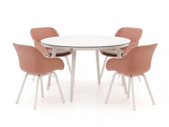 Hartman Hartman Le Soleil Element/Sophie Studio &oslash; 128 cm Gartenm&ouml;bel-Set 5-teilig