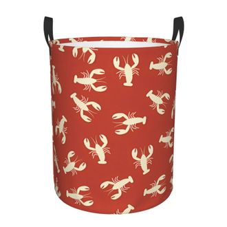 Generic S&uuml;&szlig;er Lobster Korb Aufbewahrung Rund Korb W&auml;sche Stehender W&auml;scheeimer F&uuml;r Lagerung Decken W&auml;schesack
