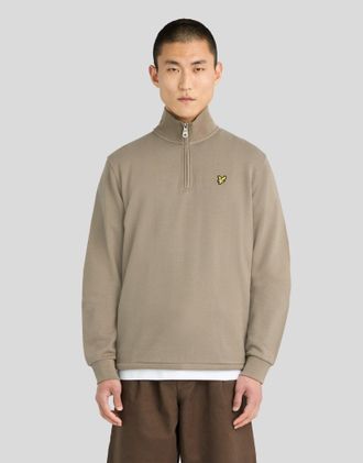 Lyle & Scott Loopback-Sweatshirt mit 1/4-Rei&szlig;verschluss
