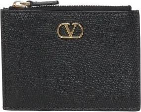 Valentino Garavani Femme, Accessoires, Noir, Taille: ONE Size Porte-cartes VLogo Signature