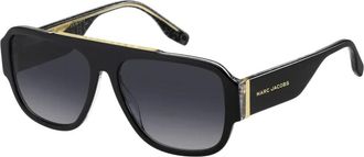 Marc Jacobs unisex, Accessoires, Noir, Taille: 58 MM Lunettes de soleil pilote