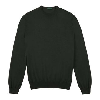 Zanone Flexwool Rundhals-Strick - - Knitwear - Herren - Gr&uuml;n - S