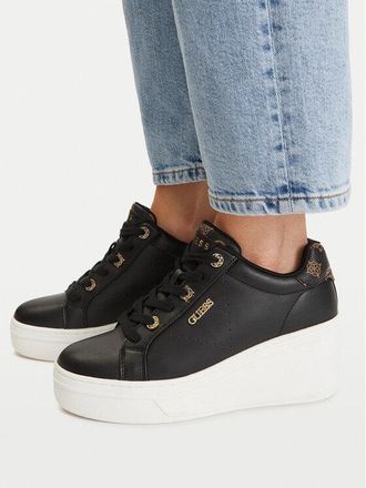 Guess Sneakers FLTRZY ELE12 Schwarz