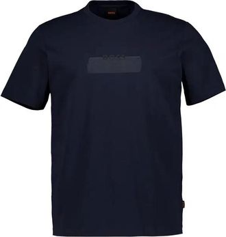 Boss Orange by Hugo Boss BOSS Orange Herren T-Shirt blau Baumwolle