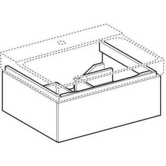 Keramag Geberit Xeno 2 Waschtischunterschrank 580x220x462mm, 1 Schublade