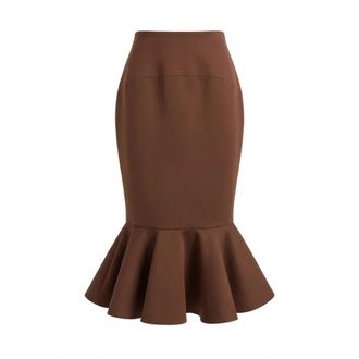 Jacquemus La Jupe Palmier - - Skirts - Damen - Braun - 2XS