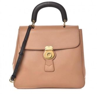 Burberry Caramel Large DK88 Top Handle Bag