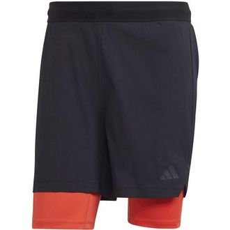 adidas Herren Shorts Power Workout Two-in-One (L&auml;nge 5 Zoll)