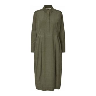 Masai Langarm-Midikleid - - Dresses - Damen - Gr&uuml;n - 2XL