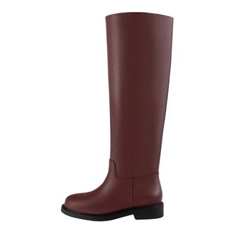 L37 Mr Jones Maxi Kniehohe Stiefel - - Shoes - Damen - Rot - 35 EU