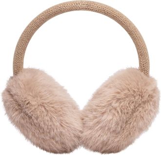 Codello Ohrensch&uuml;tzer Earmuffs aus weichem Teddy-Pl&uuml;sch Farbe beige
