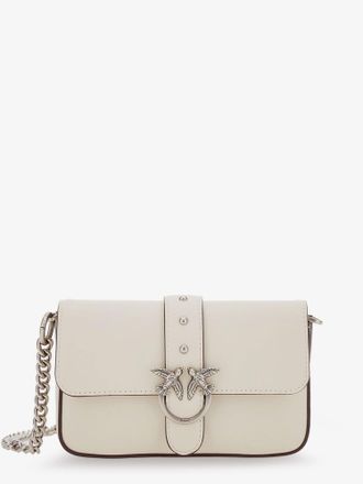 Pinko Baby Love Bag One Slouchy leather crossbody bag - PINKO - gender_Woman