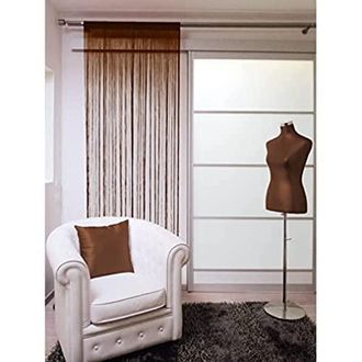 Soleil d'Ocre Soleil dOcre Rideau bei Sohn Lahore Schokolade, 60x90 cm