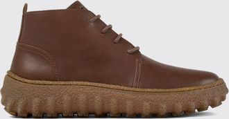 Camper Ground Schn&uuml;rstiefeletten von aus Glattleder mit gekerbter Sohle