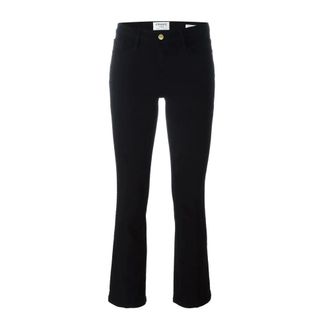 Frame Denim Femme, Jeans, Noir, Taille: W30 Le Crop Mini Boot