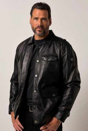 JP1880 Lederjacke Lederjacke Leder feinstes Lammnappa