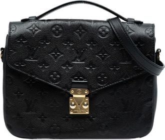 Louis Vuitton 2017 Monogram Empreinte Pochette Metis satchel - Noir