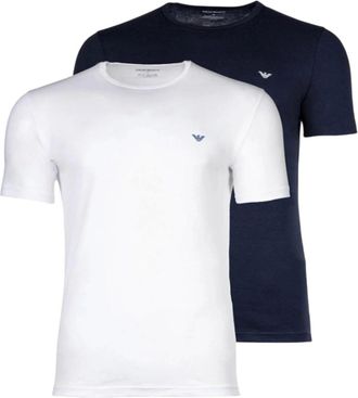 Emporio Armani Homme, Tops, Multicolore, Taille: M Lot de 2 T-shirts &agrave; col rond