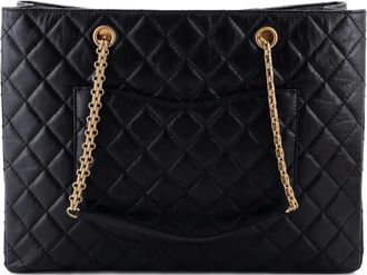 Chanel Front Pocket Reissue 2.55 Tote Quilted Aged Calfskin shoulder bag - Noir