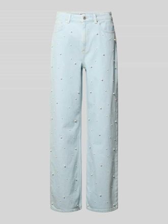Jake*s Casual Wide Leg Jeans mit Perlen