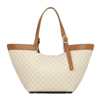 Kazar Gro&szlig;e Tote Tasche mit Kazar Monogrammen - - Bags - Damen - Beige - ONE SIZE