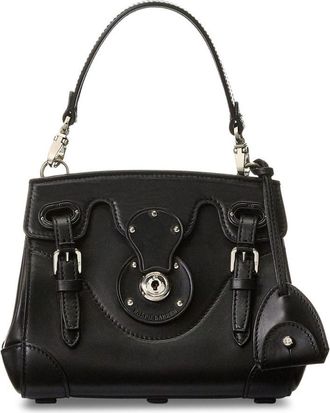 Ralph Lauren Collection Kleine Ricky Satchel-Tasche - Schwarz
