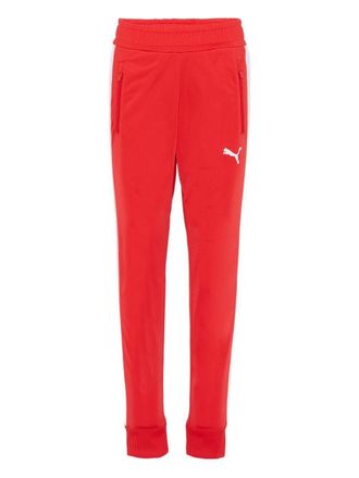 Puma Kids Trousers With Zip Pockets Red Recycled Polyester