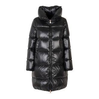 Emma & Gaia Femme, Manteaux, Noir, Taille: 38 FR Manteau en duvet
