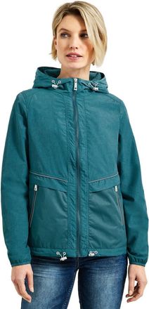 Cecil Damen B201793 Windbreaker, Dark Aqua Blue, S