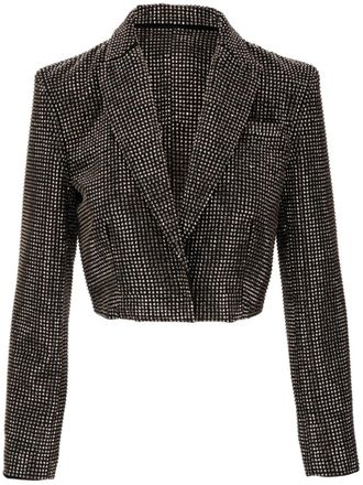 Roland Mouret Blazer mit Strass - Schwarz