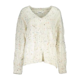 Desigual V-neck Strickware - - Knitwear - Damen - Mehrfarbig - L