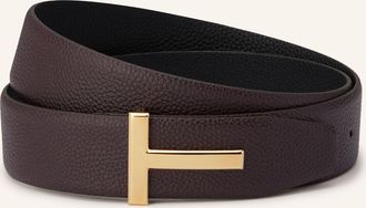 Tom Ford Ledergürtel Zum Wenden braun