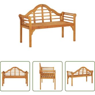 vidaXL Holz Gartenbank - Gartenbank 125 cm Massivholz Akazie